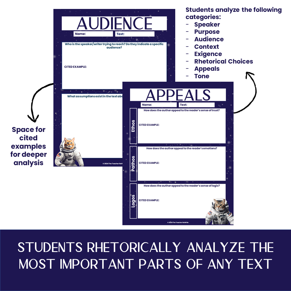 SPACE CAT Rhetorical Analysis - The Teacher ReWrite