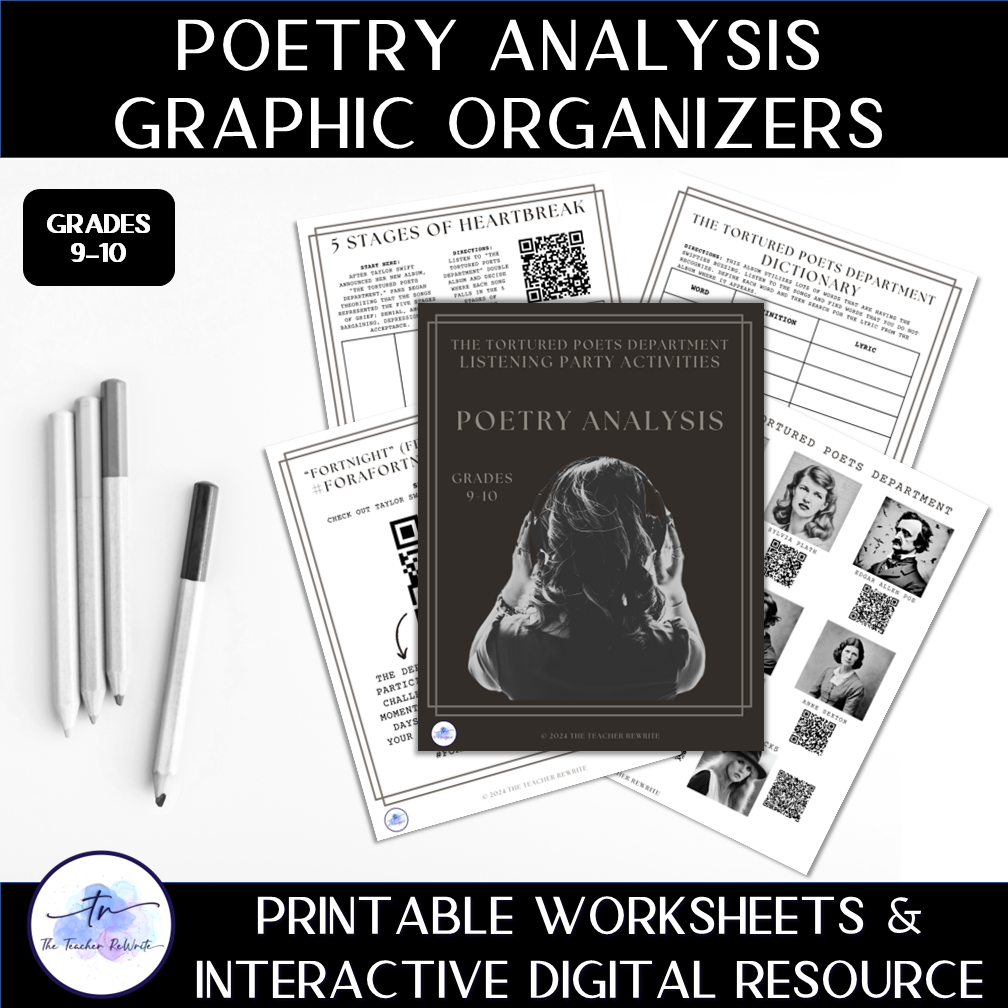 The Tortured Poets Department Activities - The Teacher ReWrite