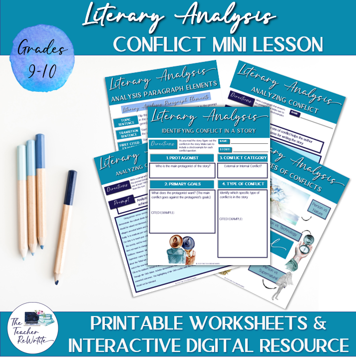 Literary Elements Bundle - The Teacher ReWrite